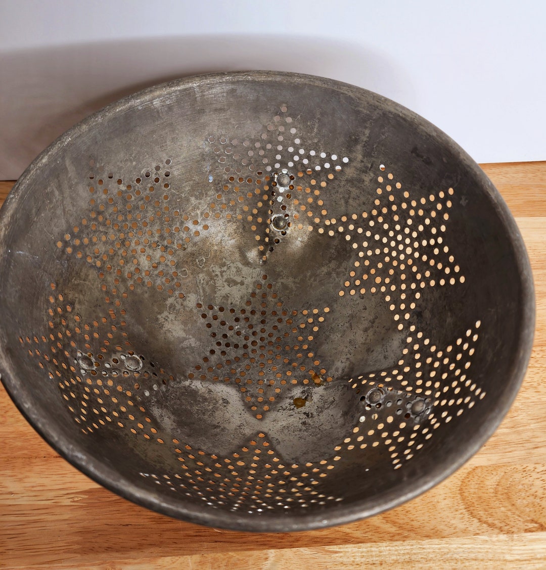 Vintage Aluminum Farmhouse Star Colander, Vintage Strainer - Etsy