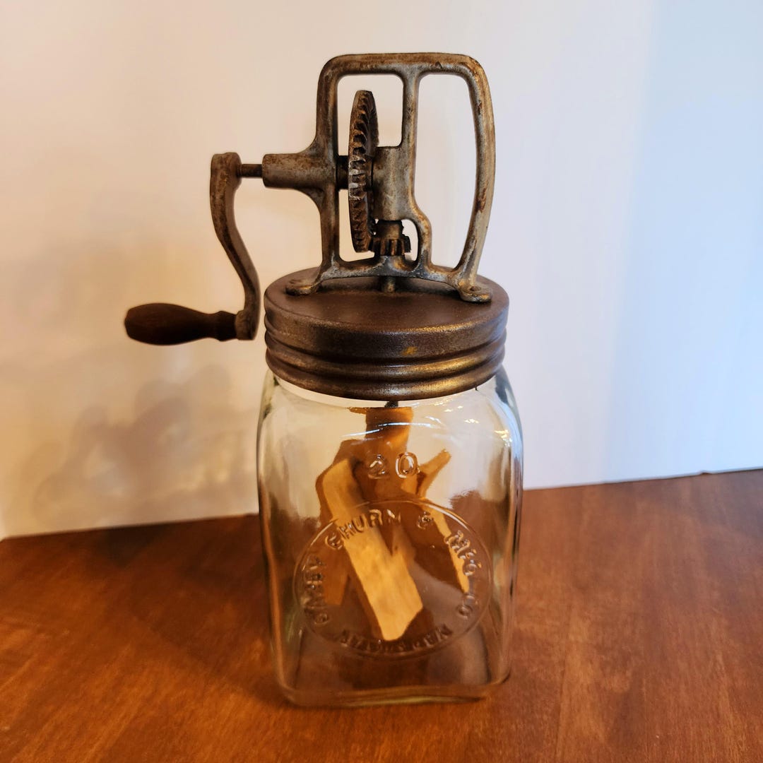 Vintage Dazey Butter Churn 20 - Glass Butter Churner - Etsy