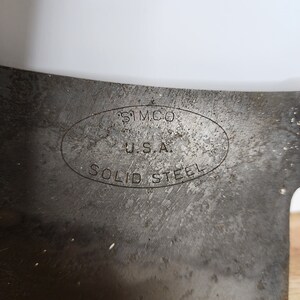 1940's Simmons Hardware Co. SIMCO Forged Carbon Steel Meat Cleaver - Etsy