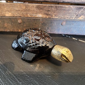 Vintage Avon Turtle Perfume Cologne Decanter Bottle - Etsy