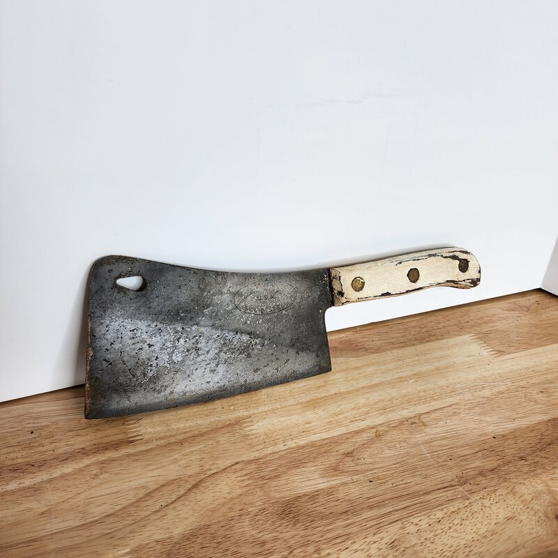 Antique Meat Cleaver - Etsy