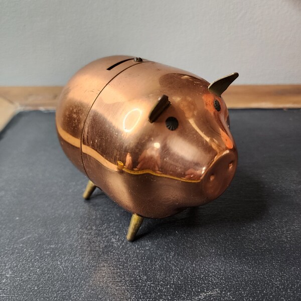 Vintage Piggy Bank - Etsy