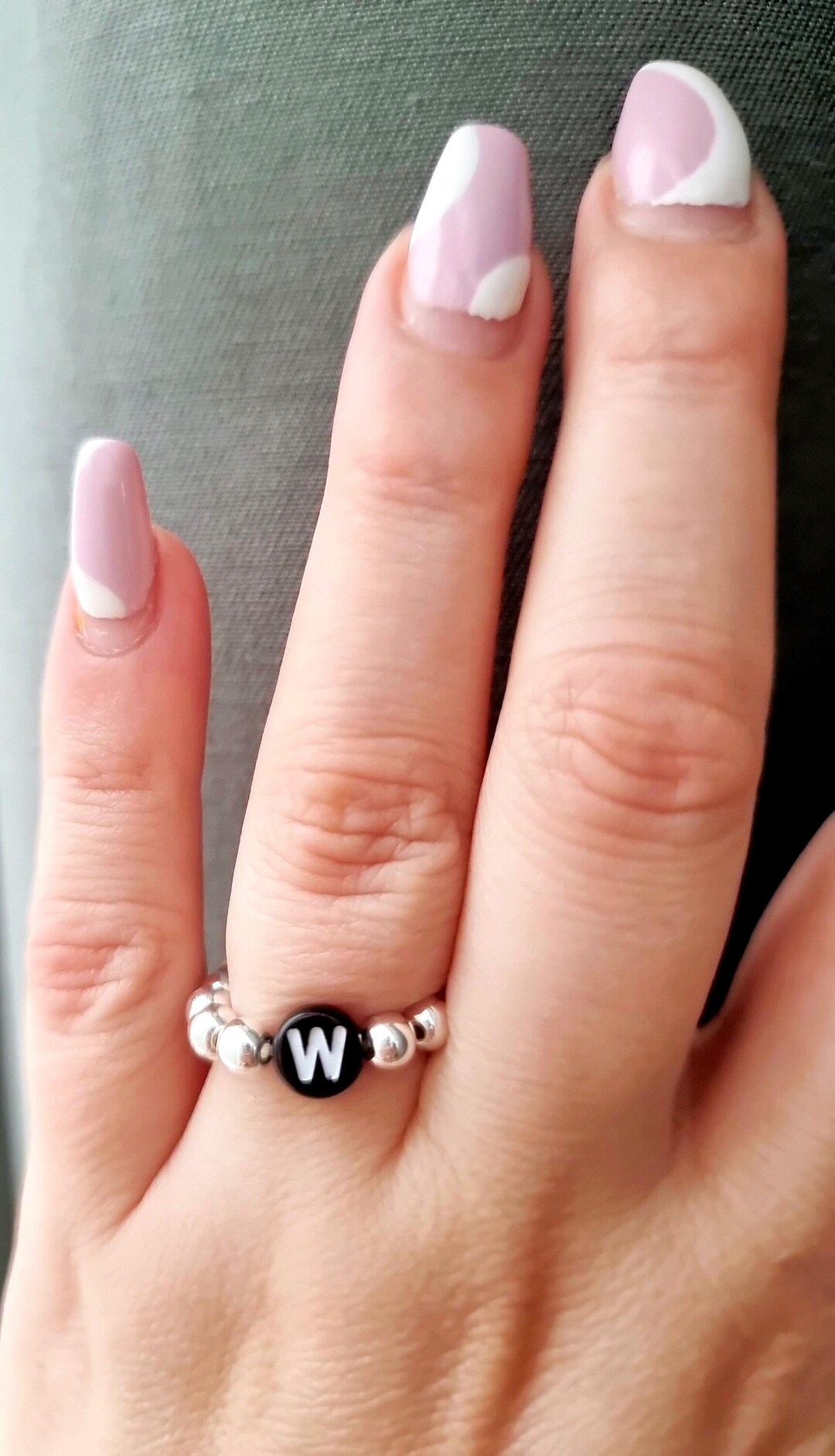 Wednesday Addams Inspired Ring: Nevermore Academy Letter Ring - Etsy