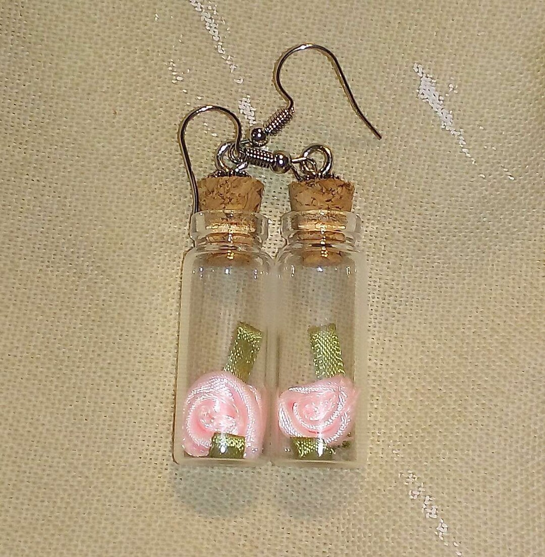 Roses in a Bottle - Etsy