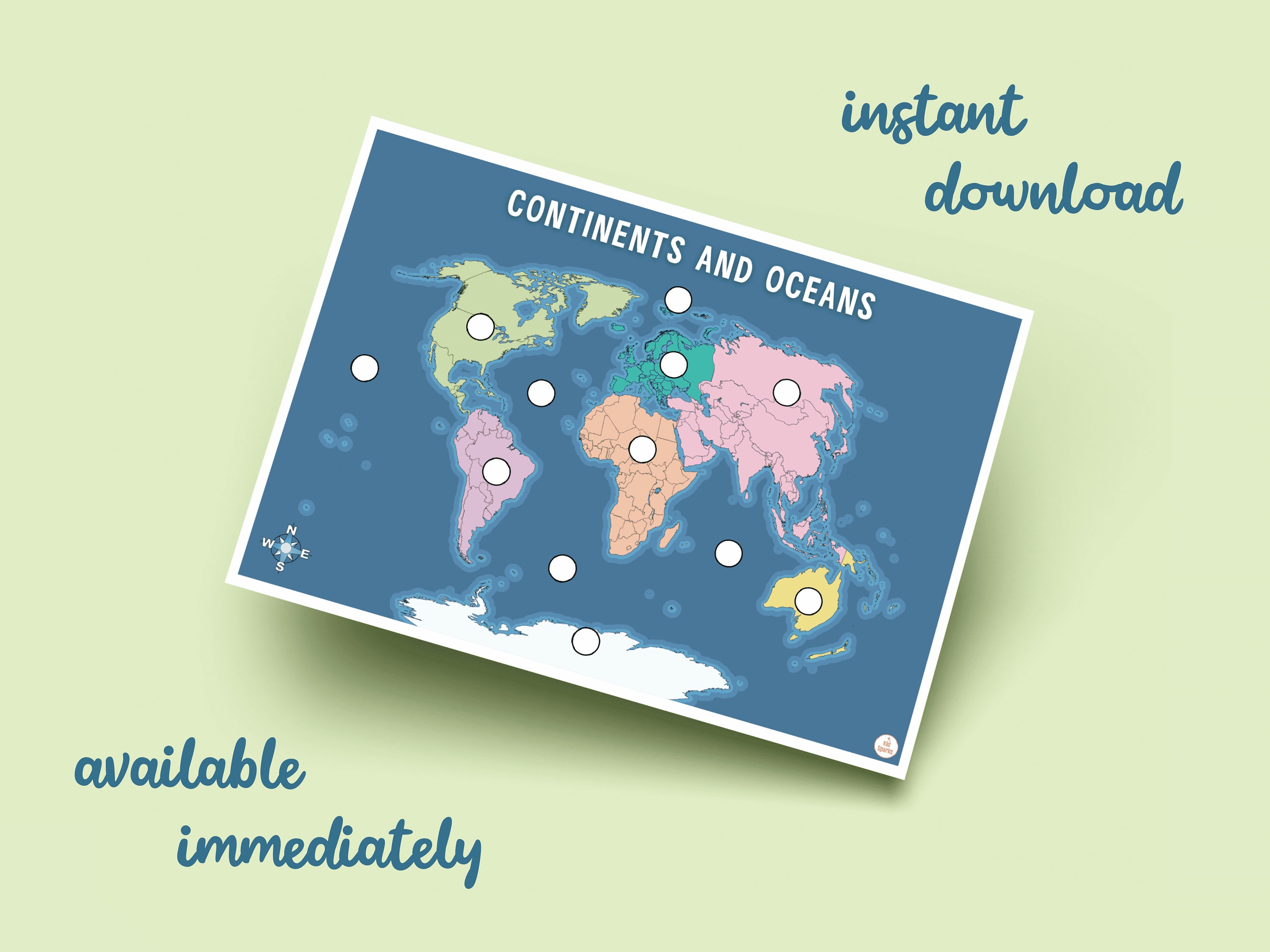 World Maps Activity Pack | Cut Paste Label Geography Learning Education ...