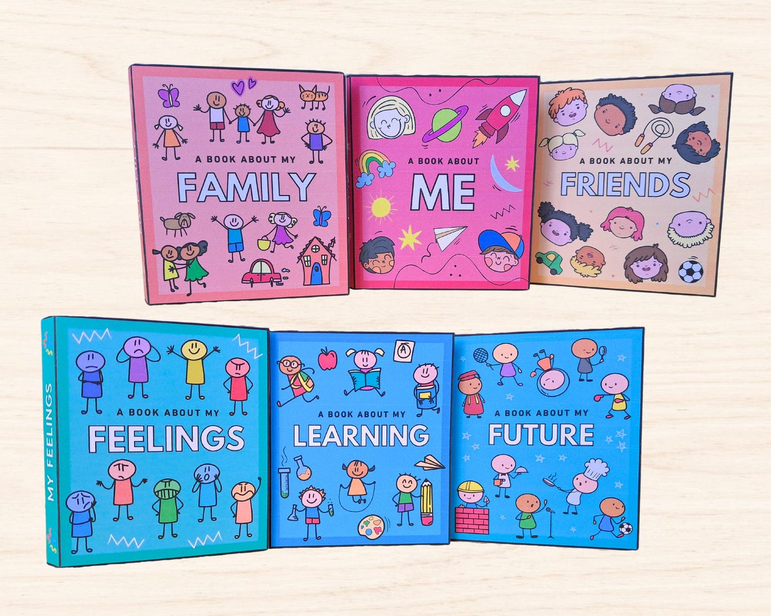 Printable All About Me Mini Books for Kids, Back to School Craft ...