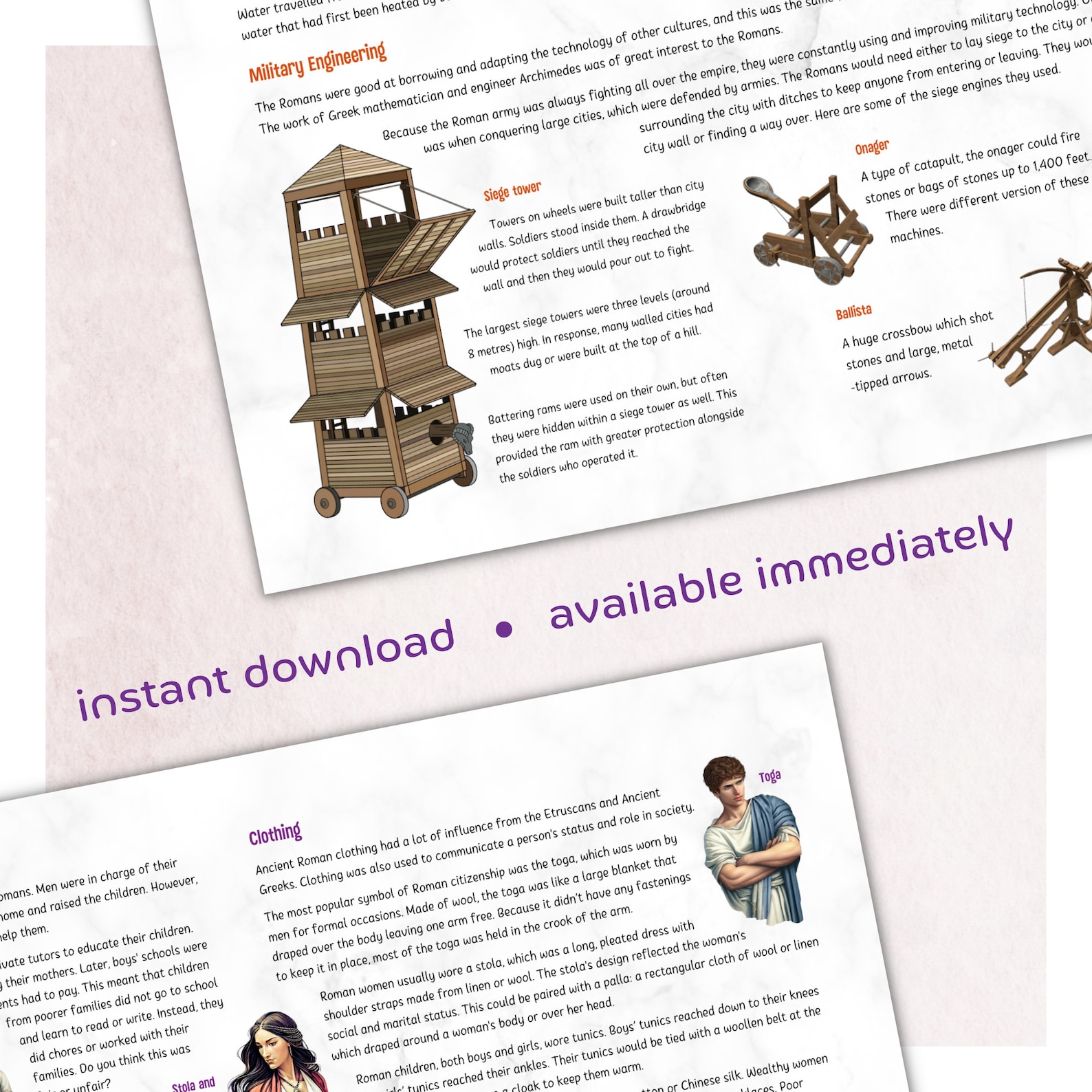 Ancient Rome Fact Files | BCE CE | Roman Empire History Learning ...