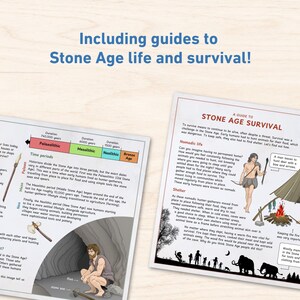 Stone Age Fact Files | Prehistoric Human History Learning Primary ...