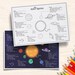 Solar System Printable Colouring Fact File, KS2 Science, Earth and ...