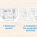 North America Pocket Activity | Geography Knowledge Kids Learning ...