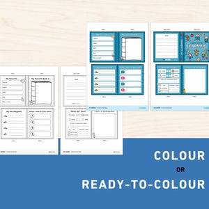 Printable All About Me Mini Books for Kids, Back to School Craft ...