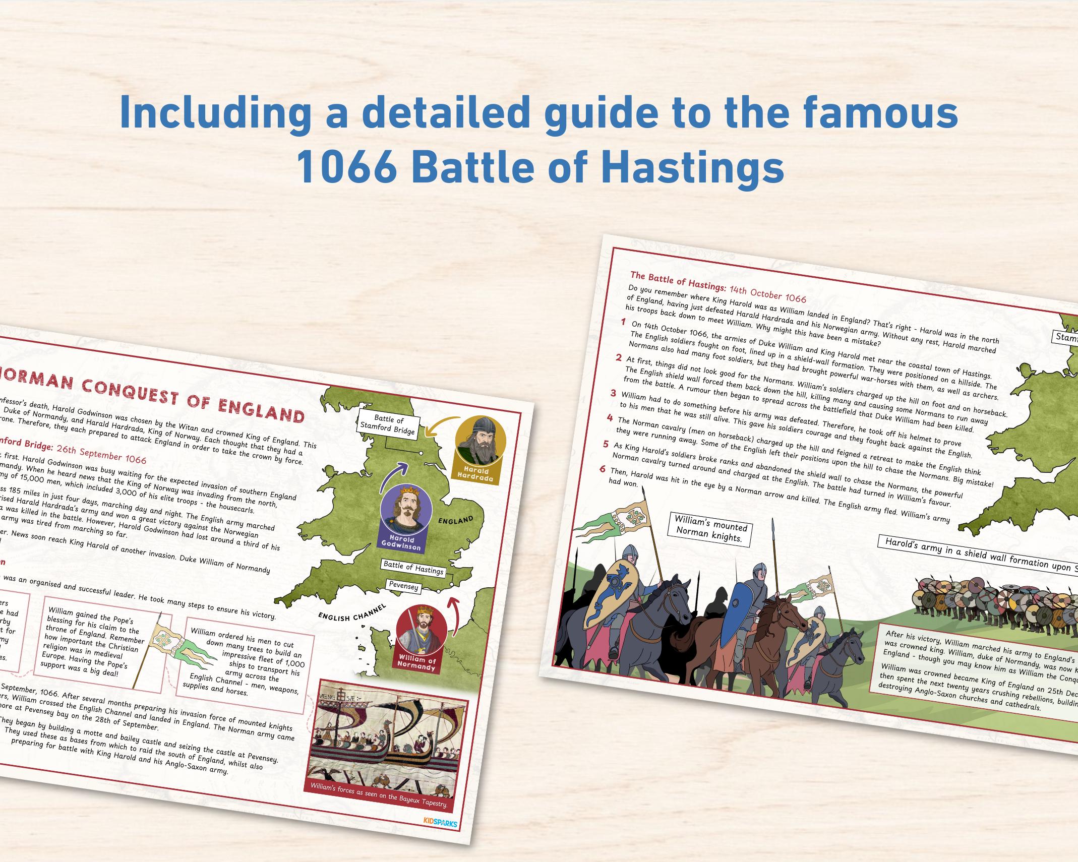 Printable Normans Fact Files | Educate Kids About British Europe ...