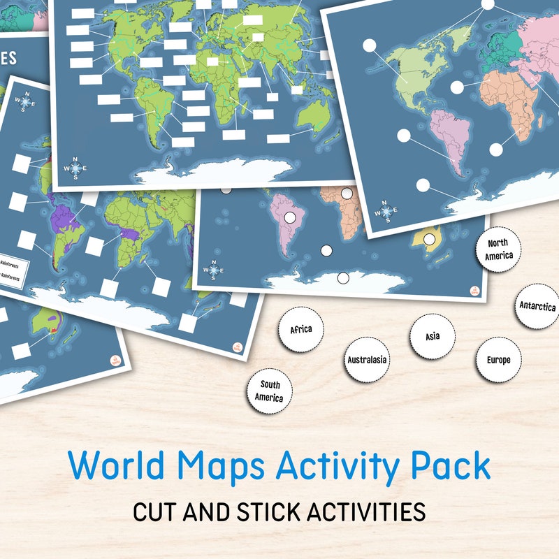 Montessori Map - Etsy