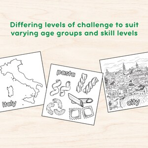 Visit Italy Flash Cards Activity | Colouring Activity Educate About ...