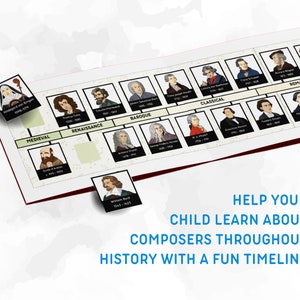 Composers Foldable Timeline | History of Music, Timeline Activity ...