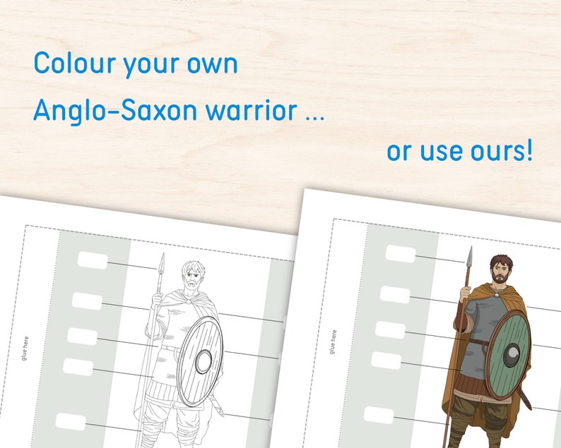 Anglo-saxon Warrior Foldable Shield | British History Learning Primary ...
