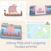 Viking Map & Longship Foldable Activity, Printable History Learning for ...