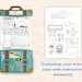 Caribbean Travel Case Foldable | Geography Creative Learning Kids ...