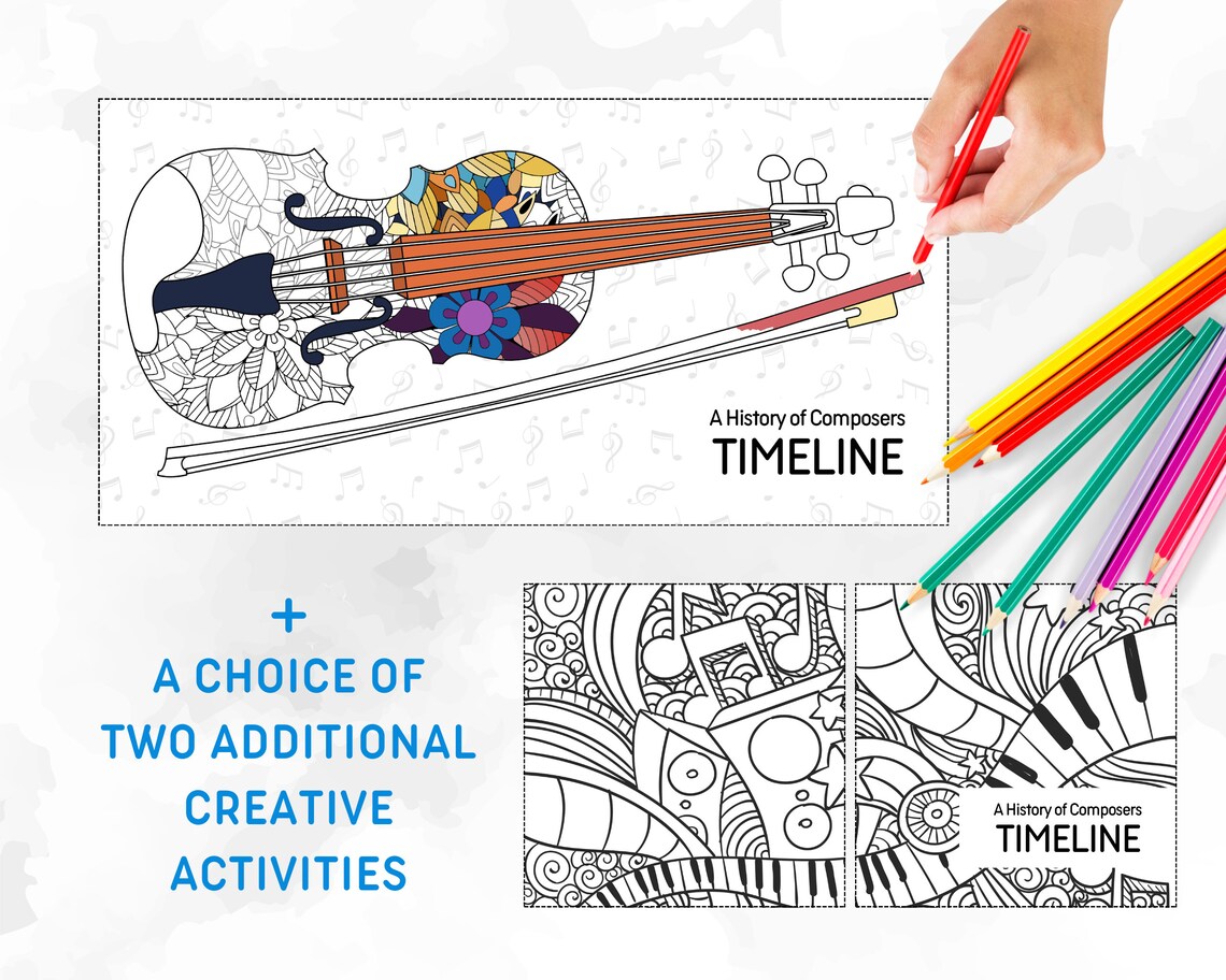 Composers Foldable Timeline | History of Music, Timeline Activity ...