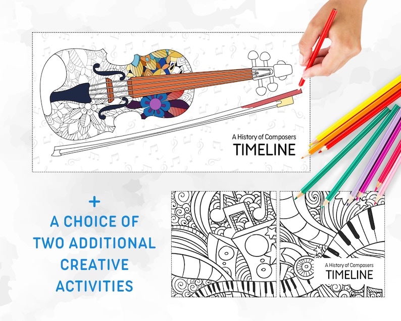 Composers Foldable Timeline | History of Music, Timeline Activity ...