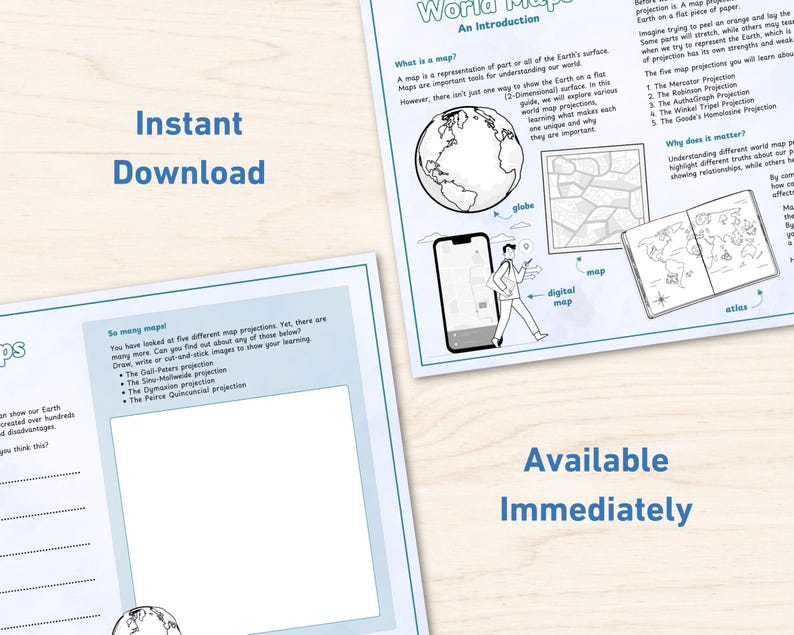 World Maps Printable Colouring Activity, Kids Geography, Map Learning ...