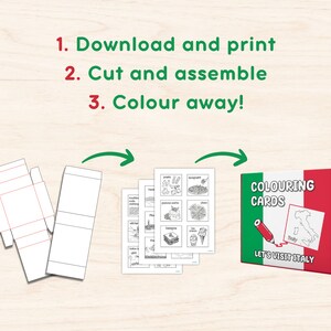 Visit Italy Flash Cards Activity | Colouring Activity Educate About ...