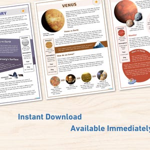 Earth and Space Fact Files | Science Learning Resource (PDF Digital ...