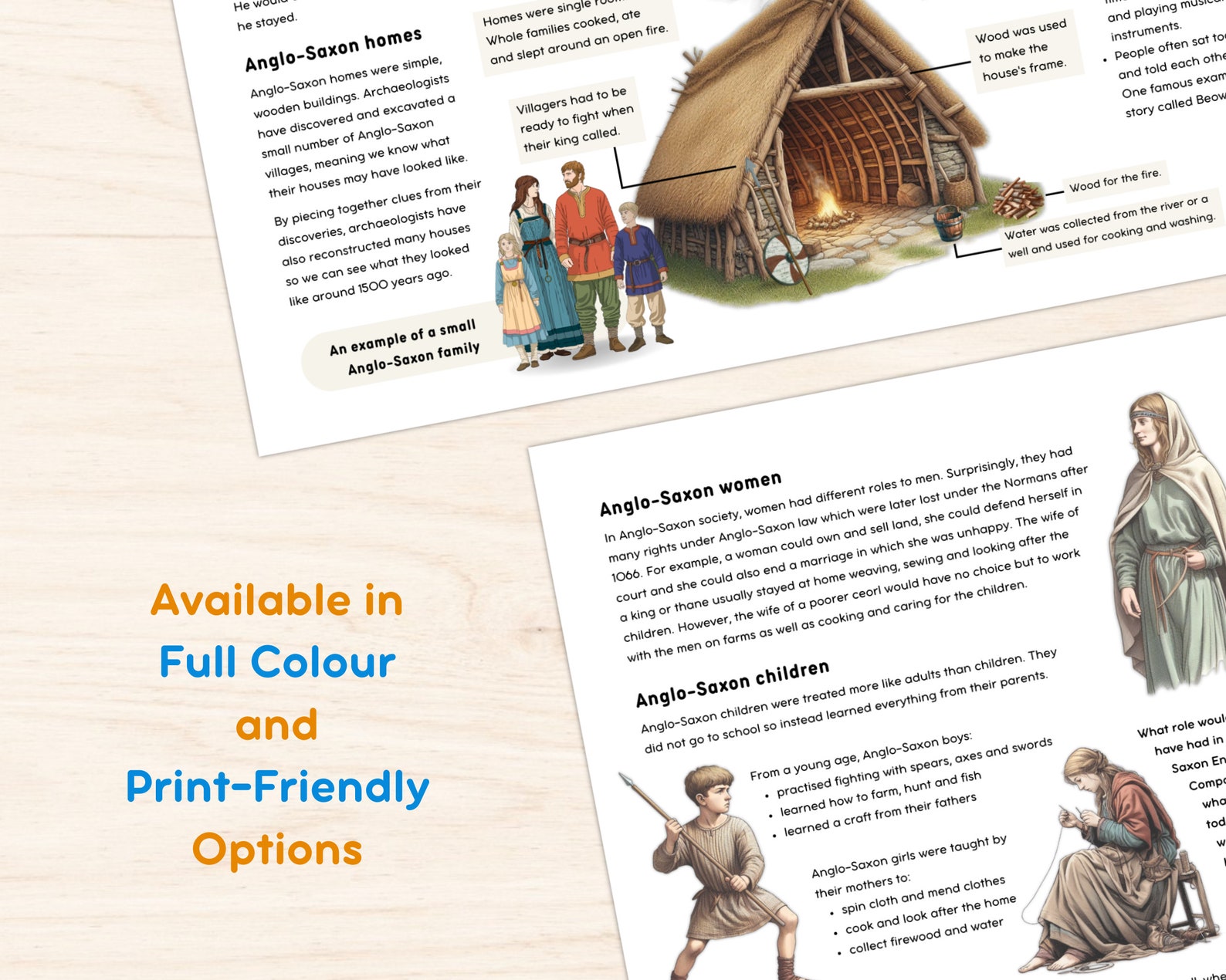 Anglo-saxons Fact Files | Educate Kids About British History Learning ...