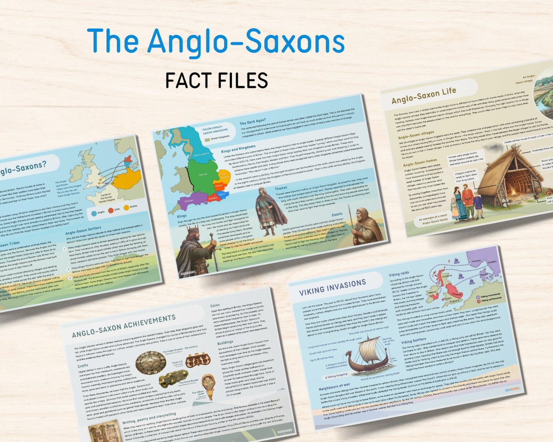 Anglo-saxons Fact Files | Educate Kids About British History Learning ...