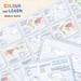 World Maps Printable Colouring Activity, Kids Geography, Map Learning ...