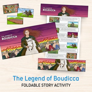 Boudicca Foldable Activity | Order Story Printable, Kids History ...