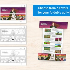 Boudicca Foldable Activity | Order Story Printable, Kids History ...
