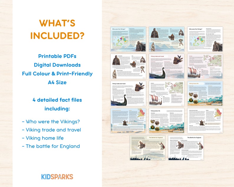 The Vikings Fact Files | Educate Kids About British History Learning ...