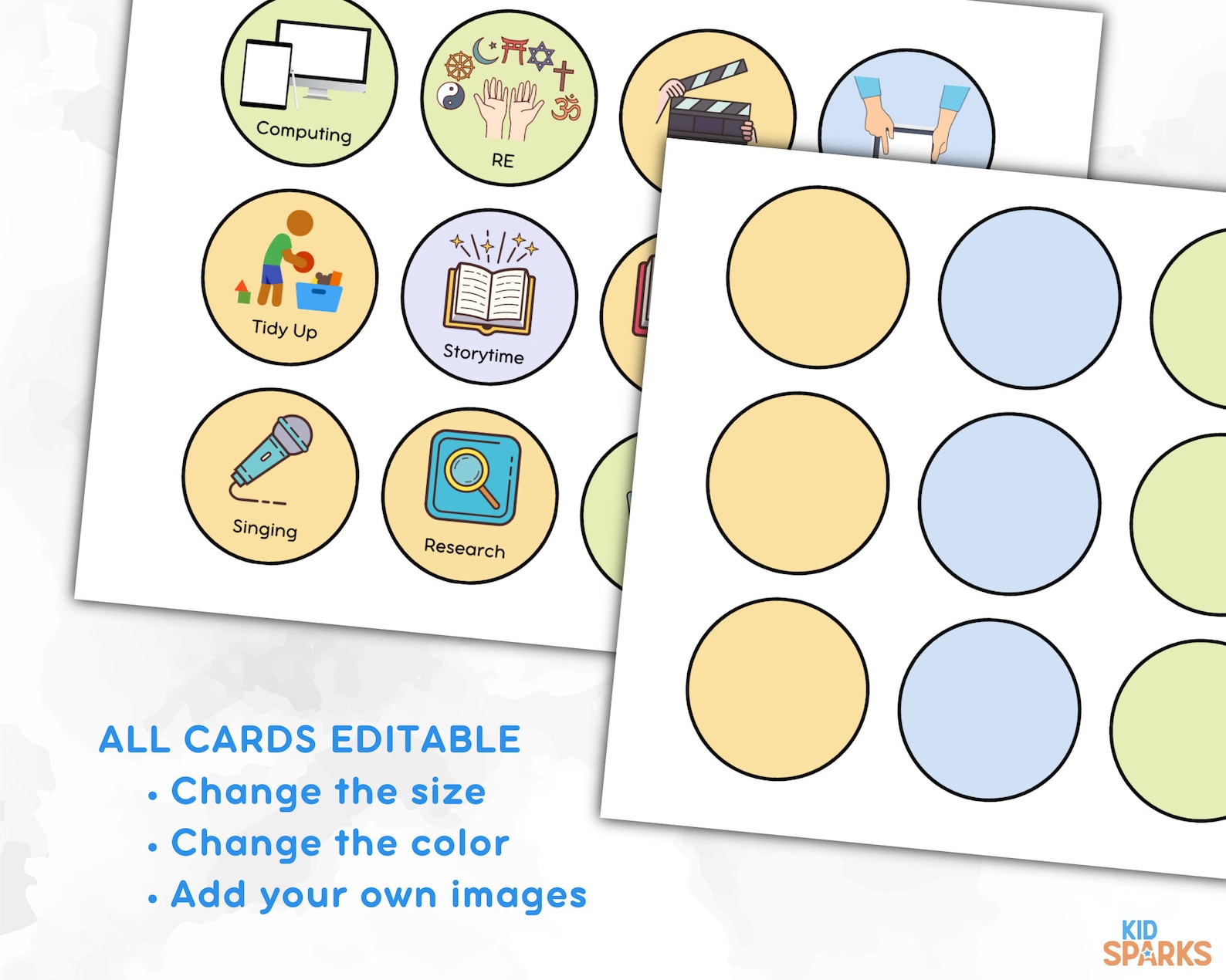 Editable Kids Visual Timetable | Children Daily Planner, Kids ...