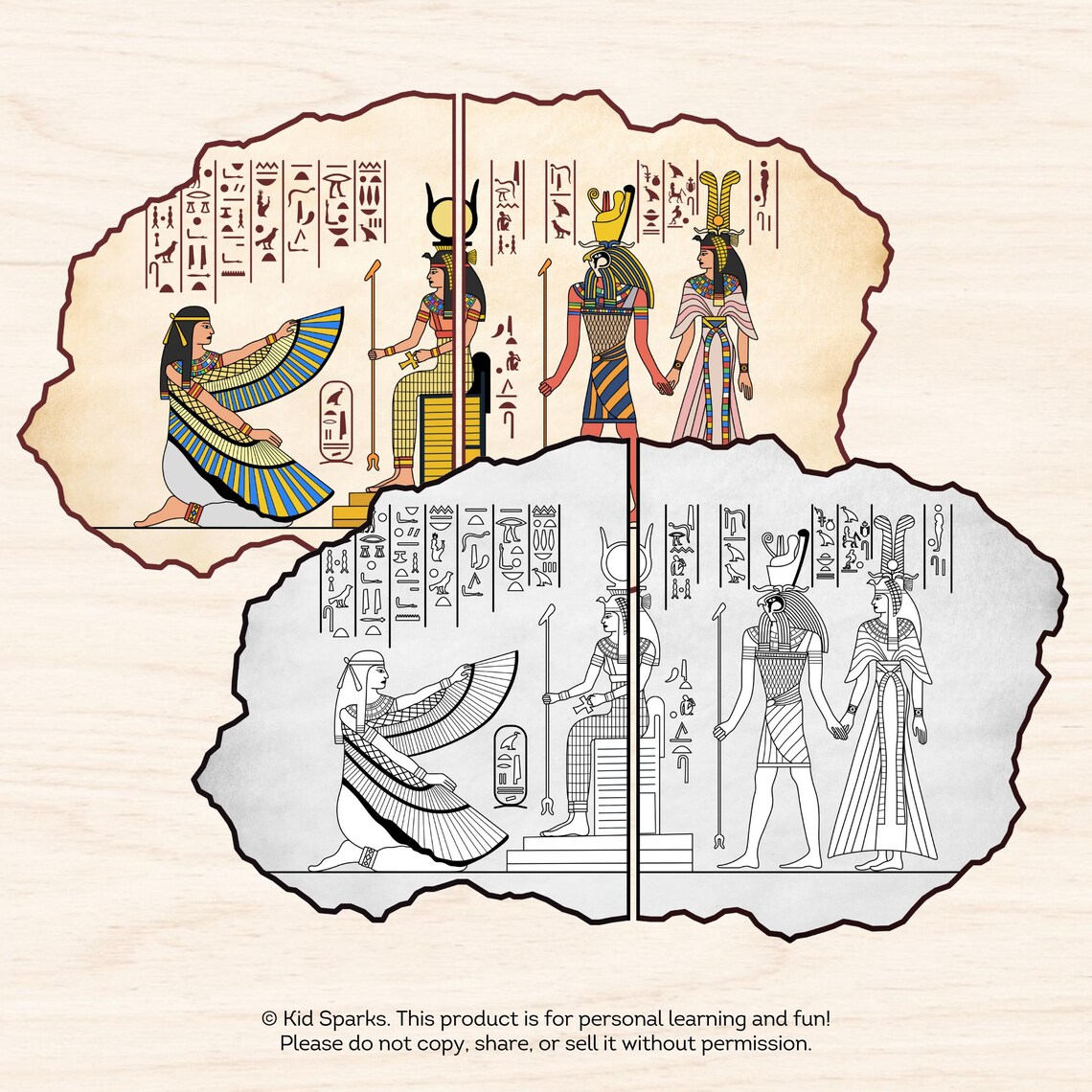 Printable Ancient Egypt Foldable Timeline, Educate Kids About Ancient ...