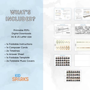 Composers Foldable Timeline | History of Music, Timeline Activity ...