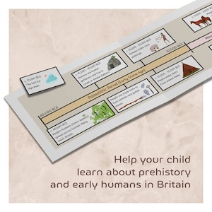 Foldable Stone Age Timeline Educate Kids About Human History ...