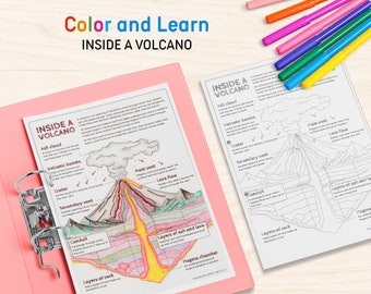 Printable Coloring Fact File, Earthquakes, Color and Learn, for ...