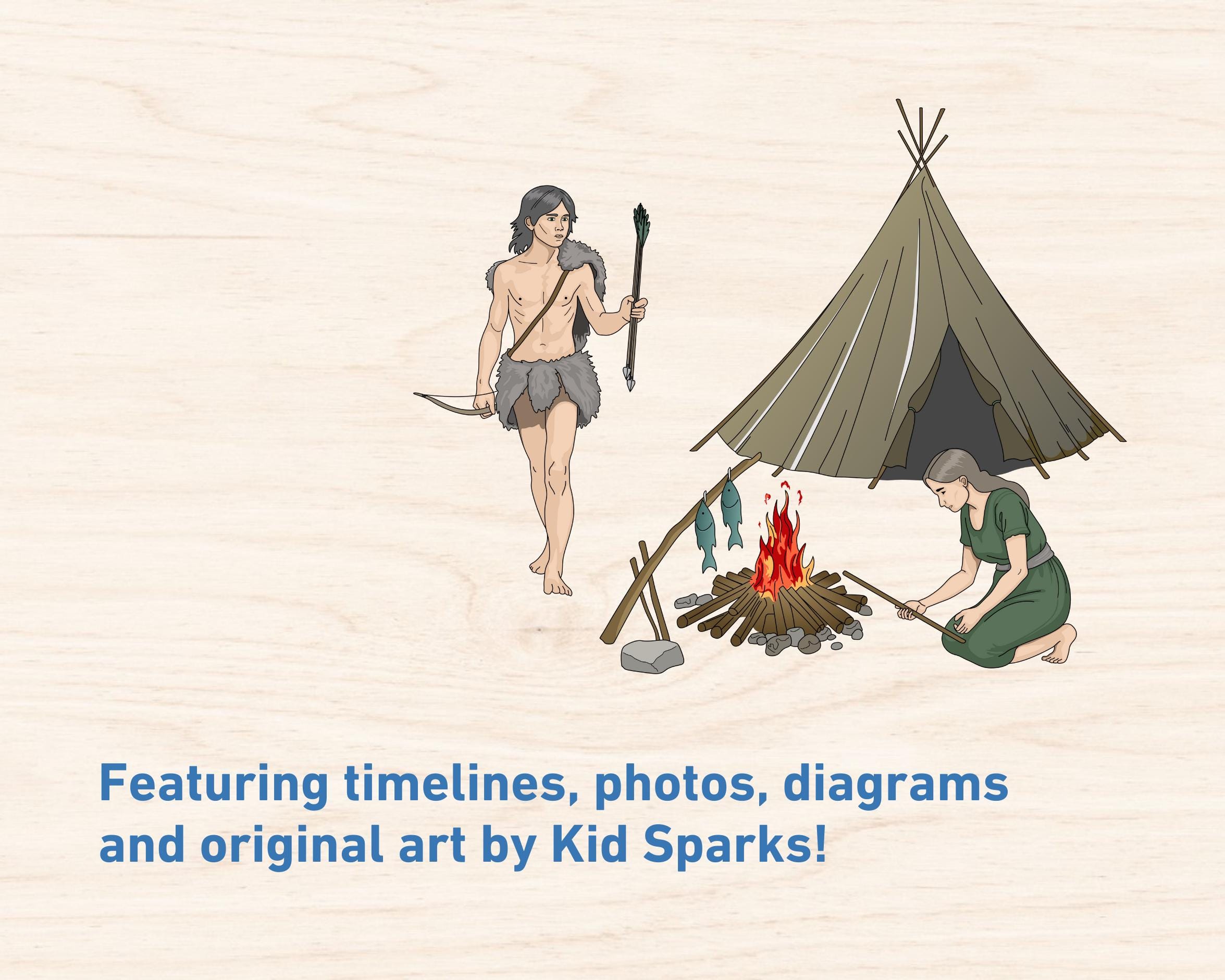 Stone Age Fact Files Prehistoric Human History Learning Primary ...