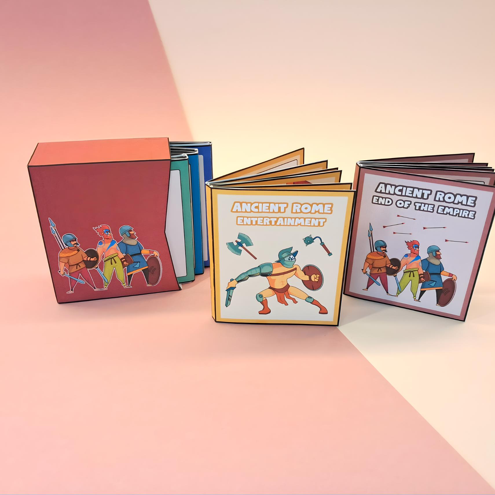 Ancient Rome Mini Book Collection | DIY Mini Books Activity | Roman ...