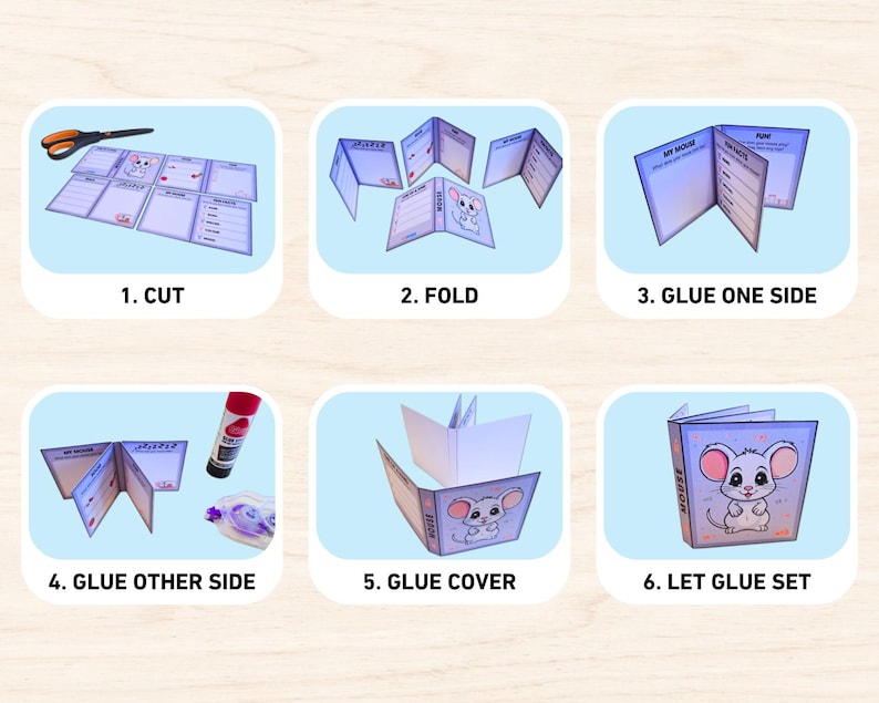 Printable Pocket Pet Mini Books for Kids | Craft Activity About Animals ...