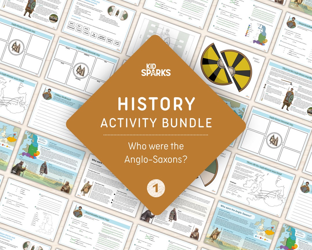 History Activity Bundle Anglo-saxons Fact File Comprehension - Etsy