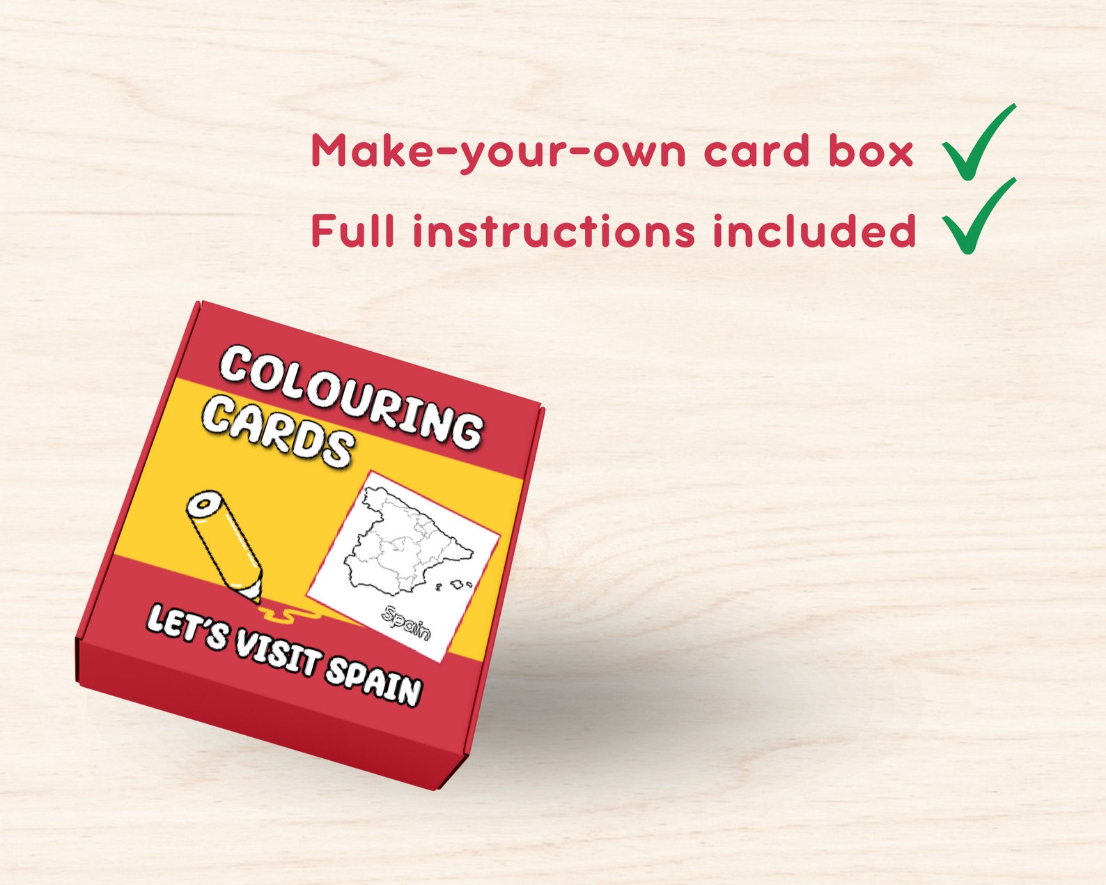 Visit Spain Flash Cards Activity | Colouring Activity Educate About ...