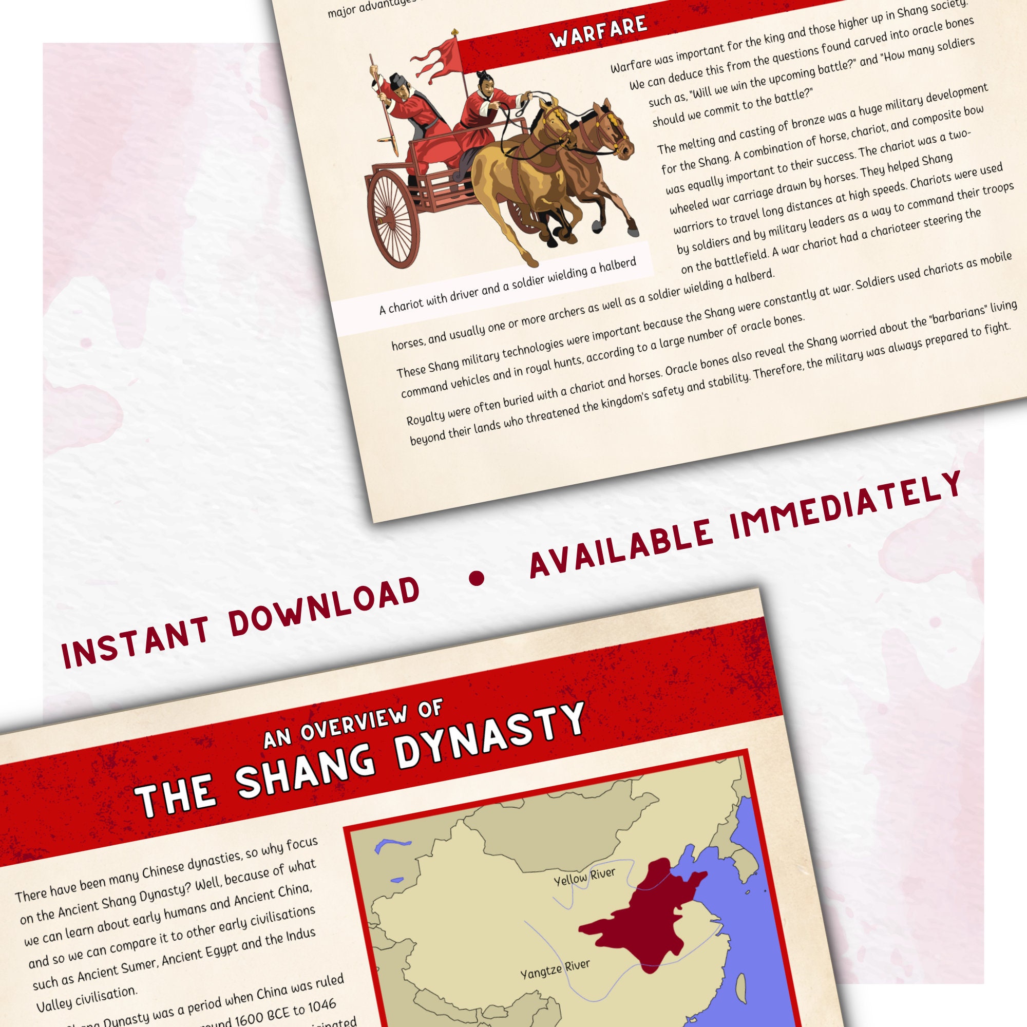 Shang Dynasty Fact Files | Ancient China Chinese History Learning ...