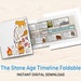 Foldable Stone Age Timeline | Educate Kids About Human History ...