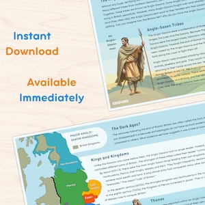 Anglo-saxons Fact Files | Educate Kids About British History Learning ...