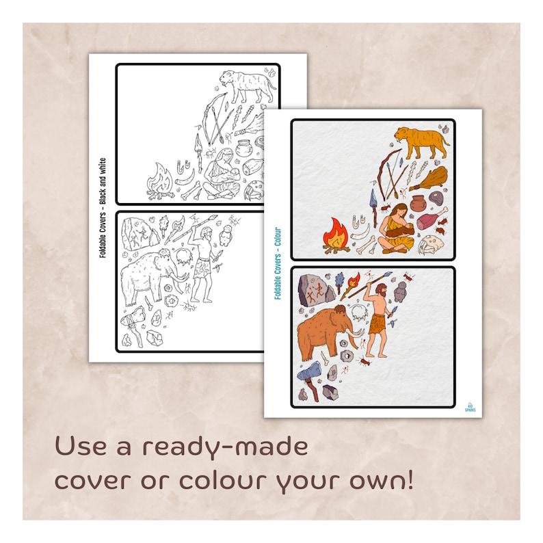 Foldable Stone Age Timeline | Educate Kids About Human History ...