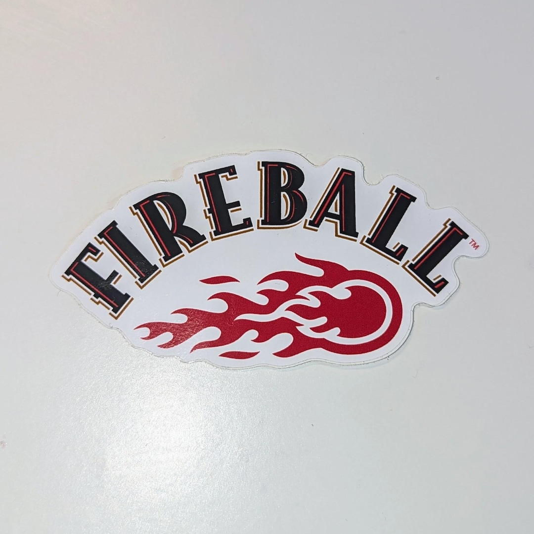 Fireball Whiskey Sticker - Etsy