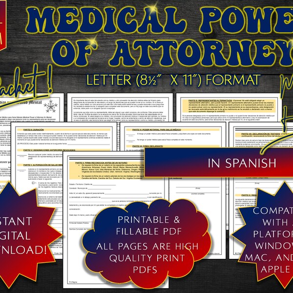 Health Power of Attorney - Etsy