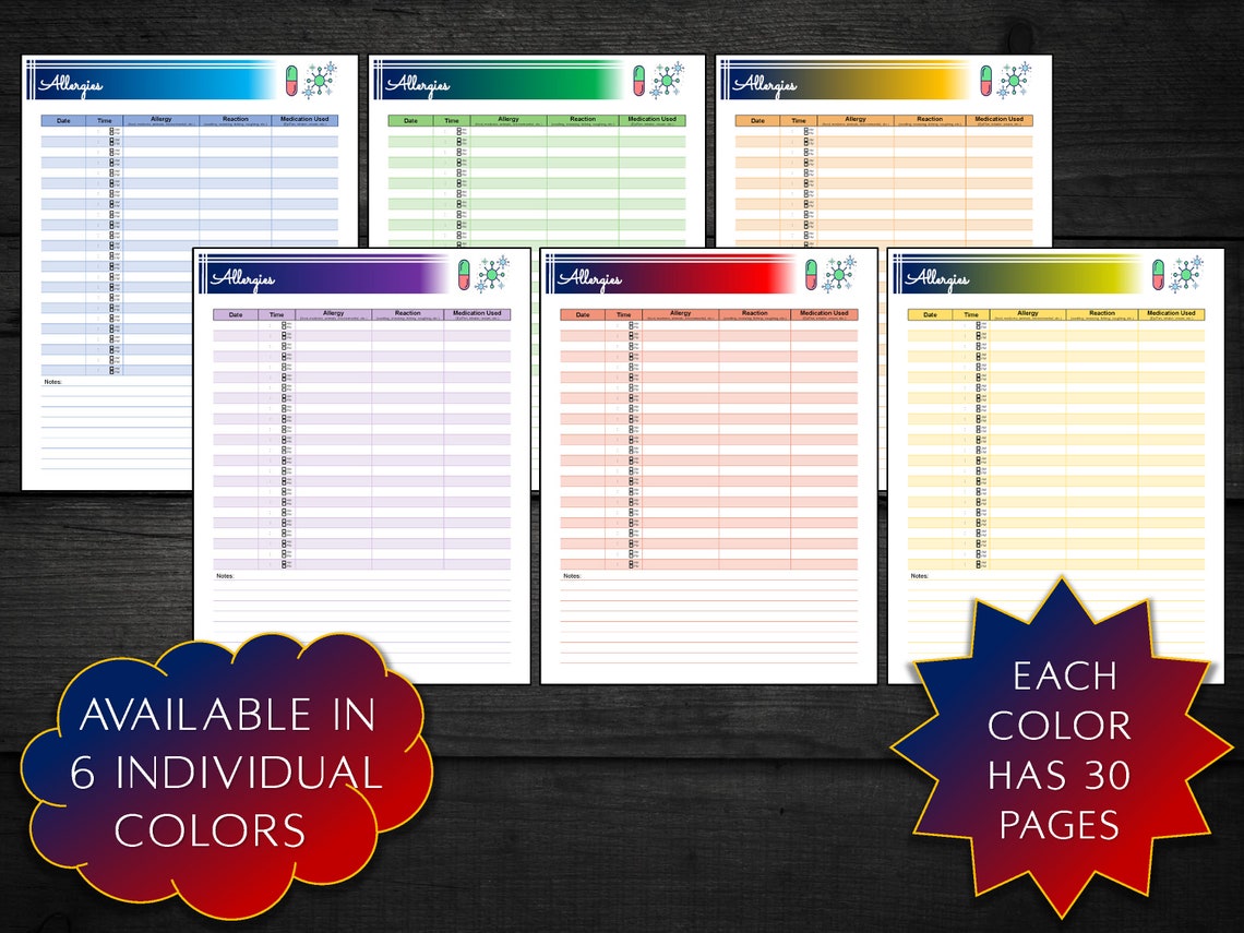 Printable Medical Planner Healthcare Binder Health Planner PDF ...